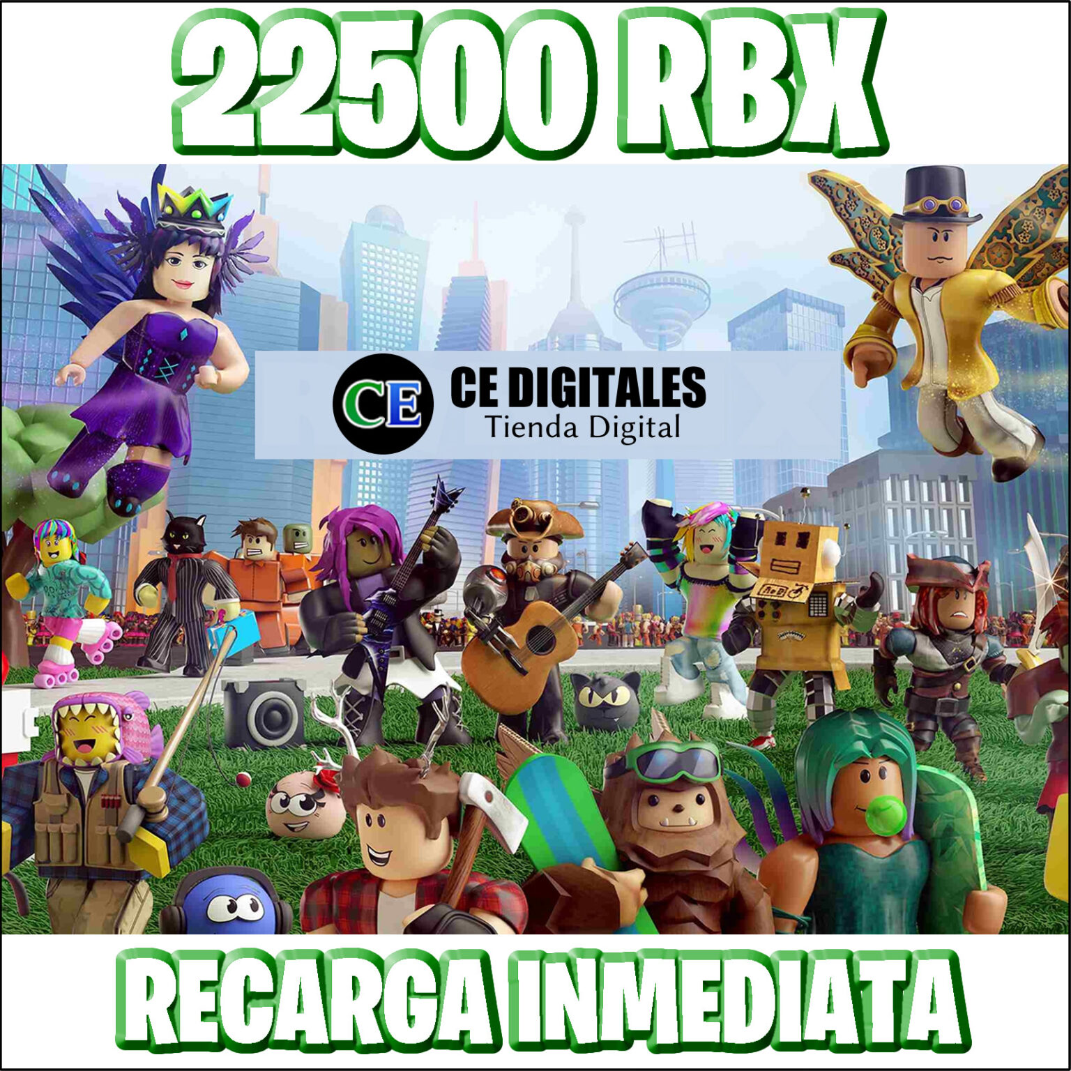 Recarga Robux – Robux Roblox - Fortnite - FreeFire - Cedigitales