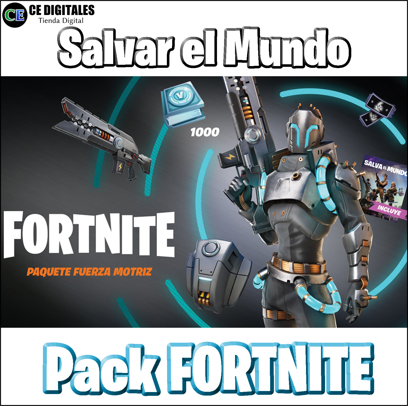 Pack Salvar el Mundo – Fortnite