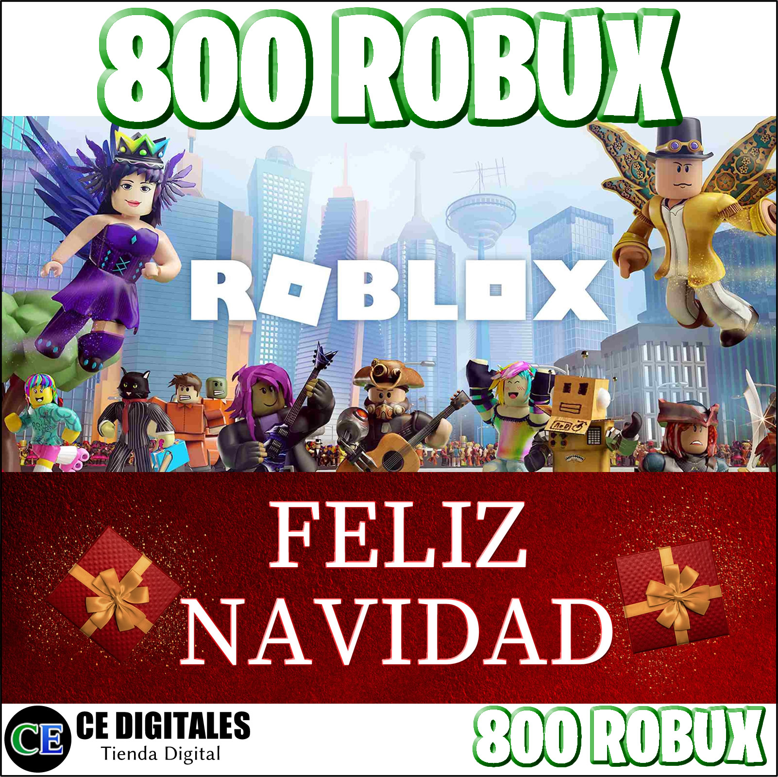 800 Robux – CE Digitales